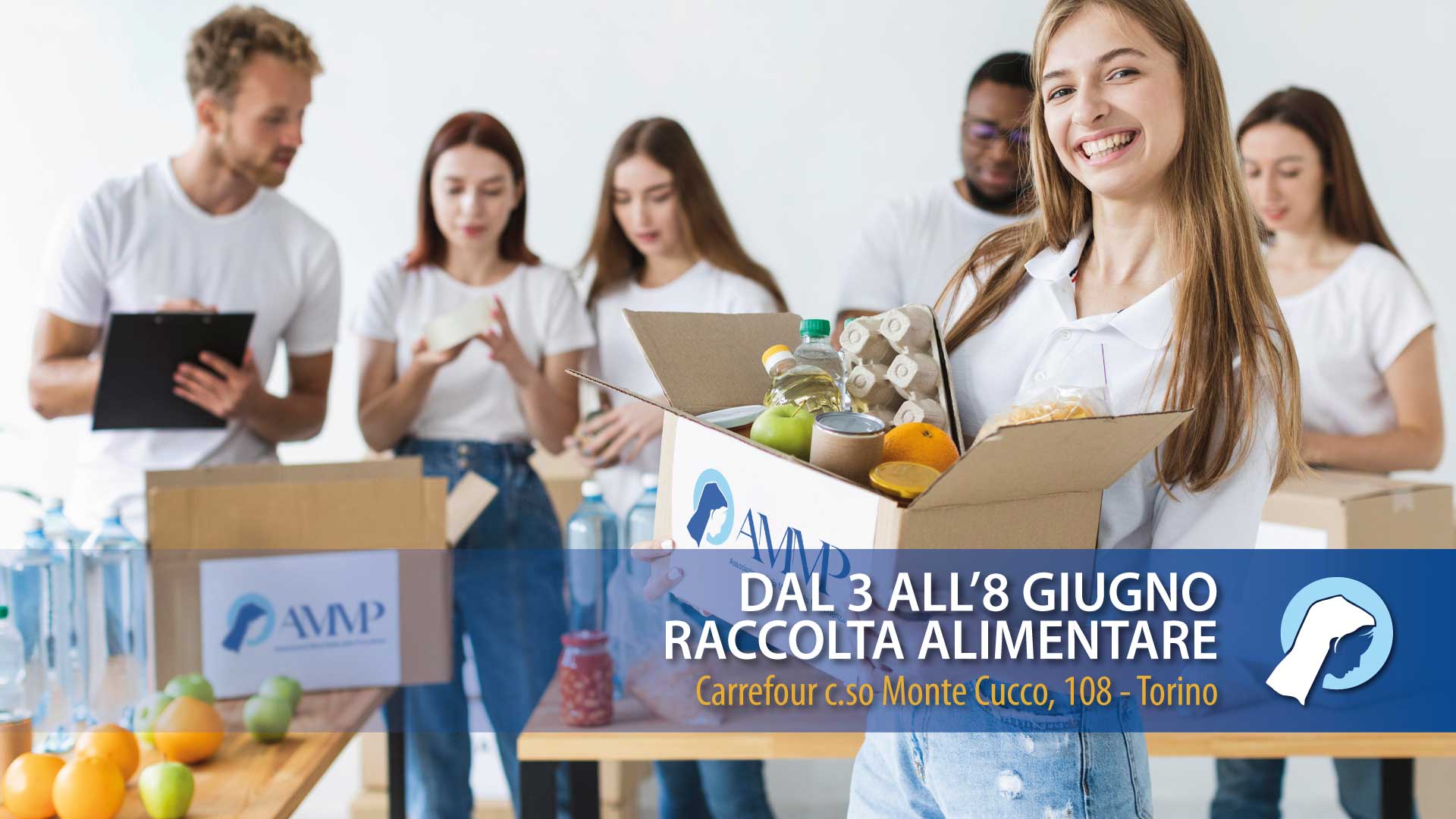 Raccolta alimentare AMMP dal 3 all'8 giugno 2024